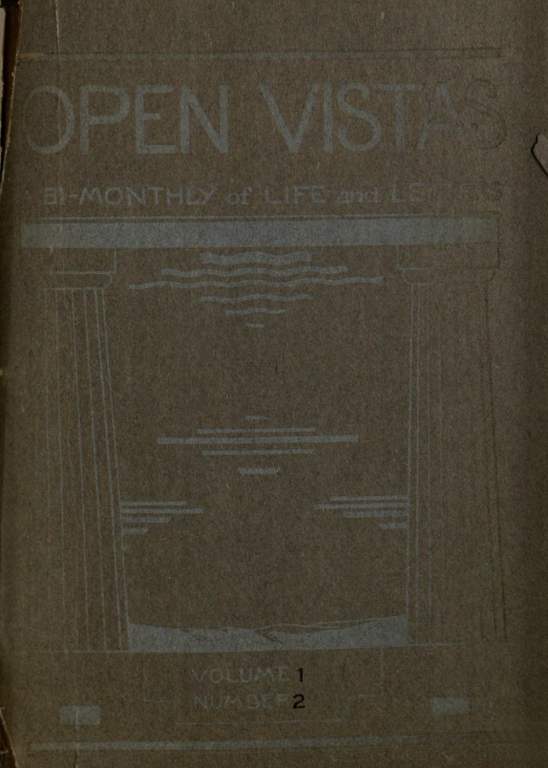 Open Vistas Vol. 1, No. 2 (March-April 1925) | libcom.org